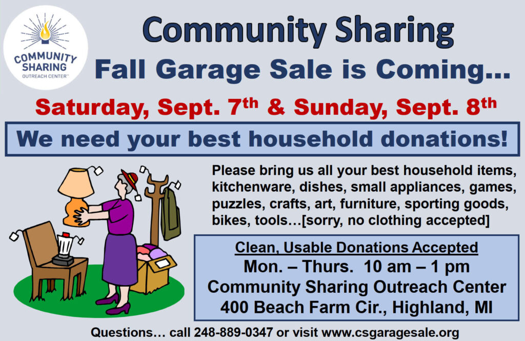 Semi-Annual Garage Sale